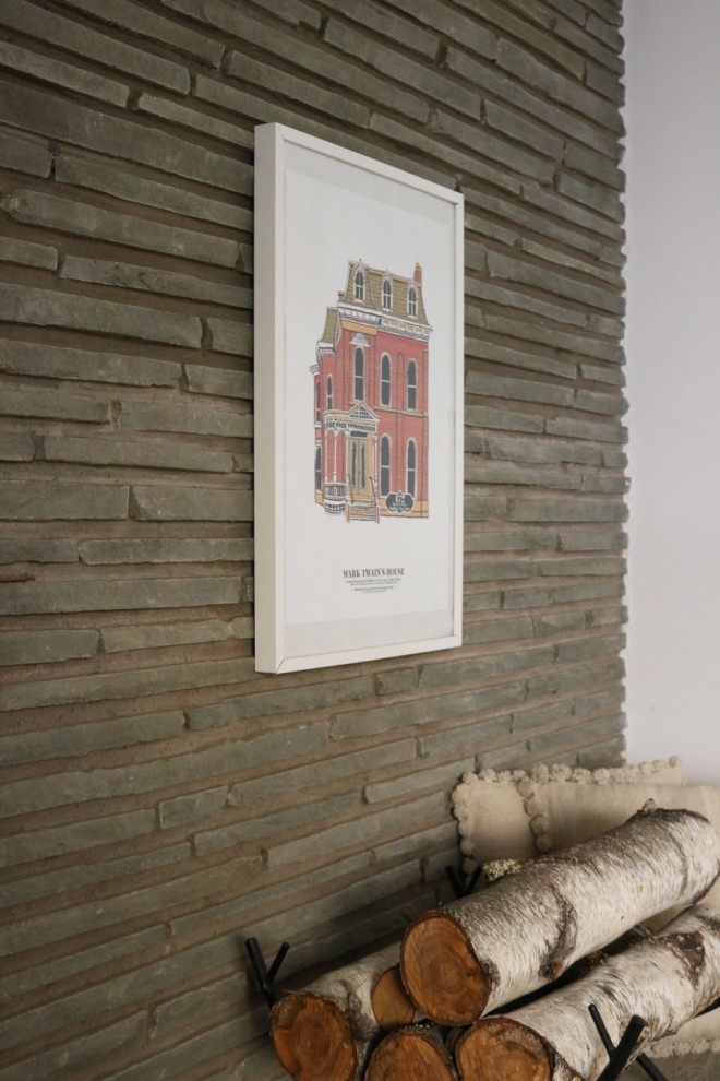 The Easy Way To Hang Art On Brick Or Stone Merrypad